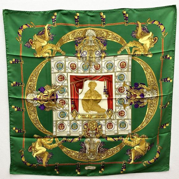 Hermes | Accessories | Hermes Carre 9 Mufflerscarf Tribute To Charles ...